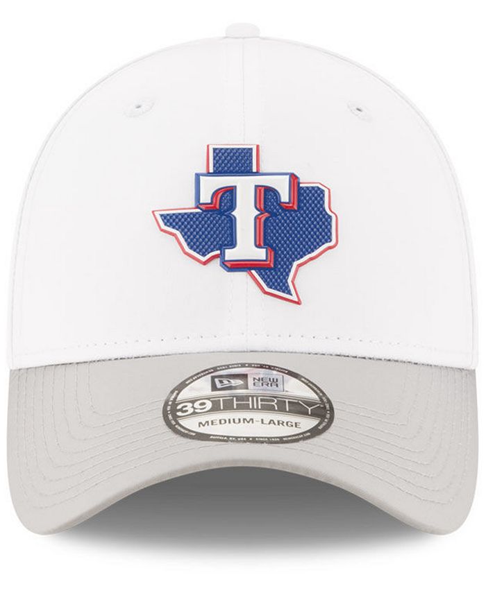New Era Texas Rangers White Batting Practice 39THIRTY Cap - Macy's