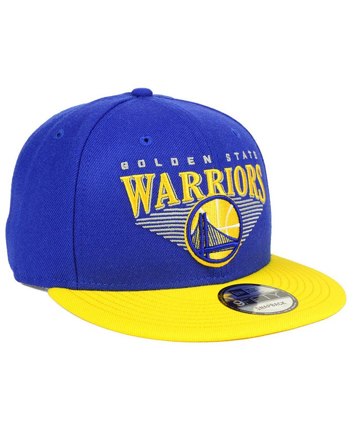 New Era Golden State Warriors Retro Triangle 9FIFTY Snapback Cap - Macy's