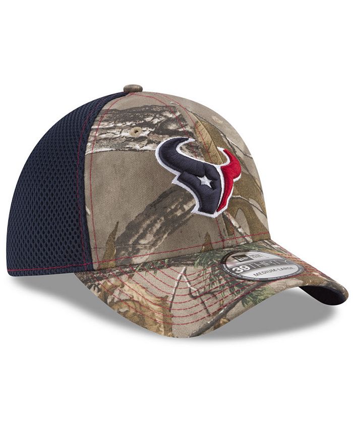 New Era Houston Texans Realtree Camo Team Color Neo 39THIRTY Cap - Macy's