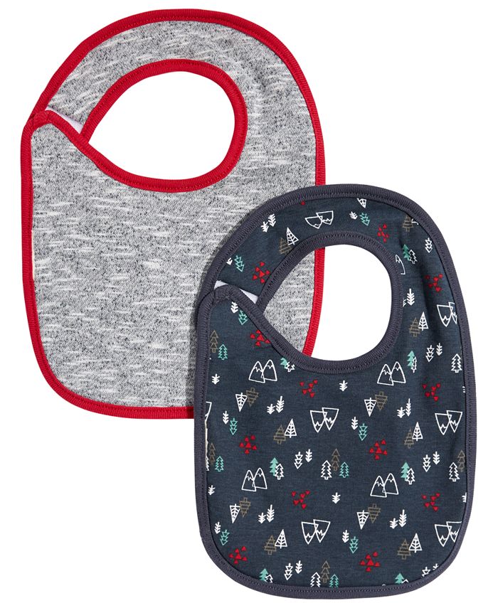 First Impressions Baby Boys 2-Pack Holiday Bibs, Created for Macy's ...