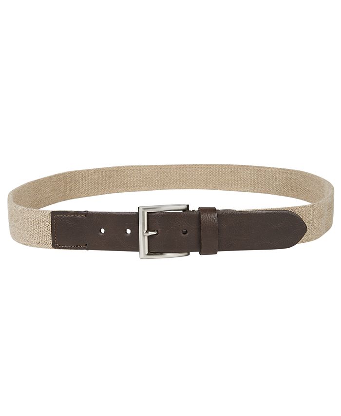 Club Room Men's Casual Stretch Belt, Created for Macy's - Macy's