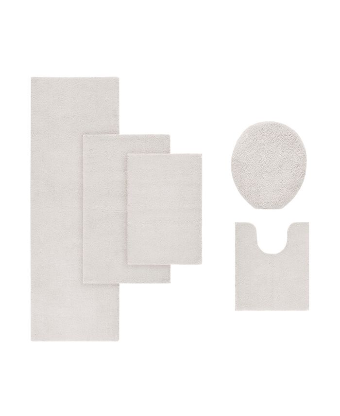 Madison Park Signature Marshmallow Contour Bath Rug, 20" x 24" - Macy's
