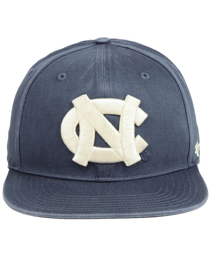 '47 Brand North Carolina Tar Heels Navy Go Shot Captain Snapback Cap ...