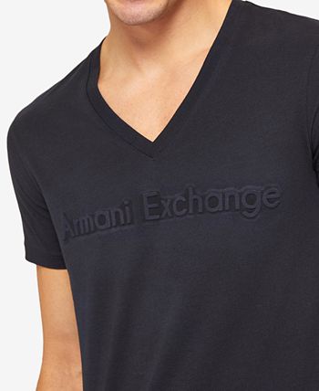 A|X Armani Exchange Men's Tonal Embossed Logo T-Shirt - Macy's