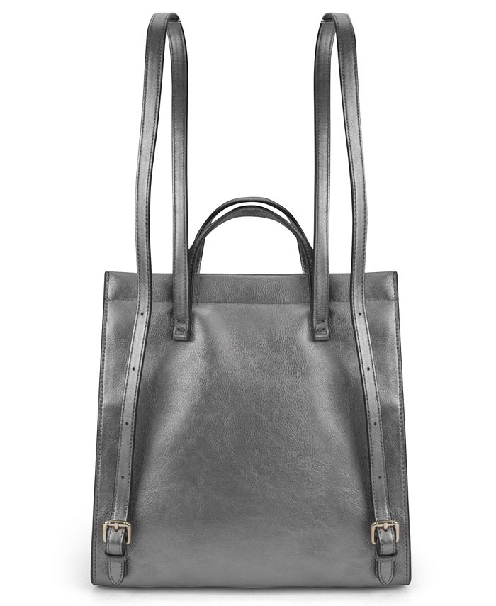T Tahari Sienna Leather Backpack - Macy's