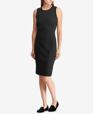Lauren Ralph Lauren Sleeveless Ponté-Knit Dress - Macy's