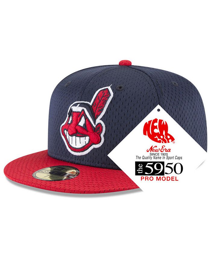 New Era Cleveland Indians Retro Classic Batting Practice 59FIFTY Fitted ...