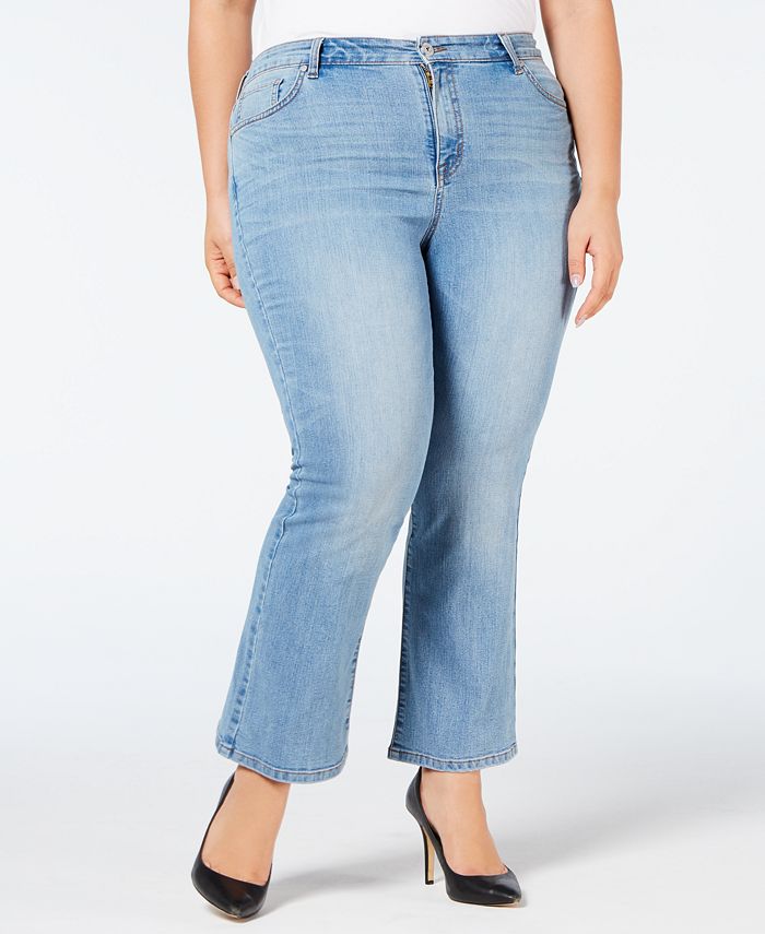 Style & Co Plus Size Ankle Boot-Cut Jeans, Created for Macy's - Macy's