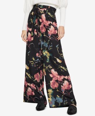 BCBGMAXAZRIA Rustic Grove Wide-Leg Pants - Macy's