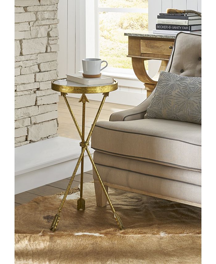 IMAX Arrow Marble Top Table - Macy's