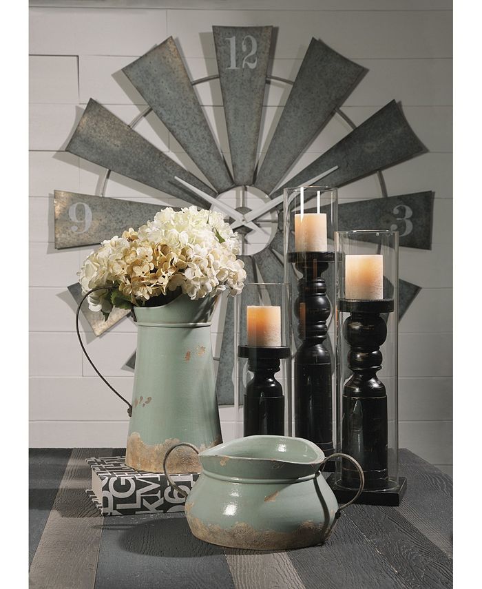 IMAX Calista Tall Pitcher with Metal Handle - Macy's