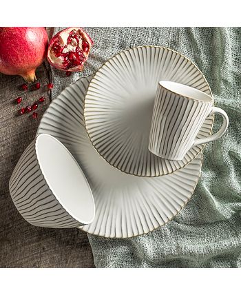 Sango Portura White 16-Piece Dinnerware Set - Macy's
