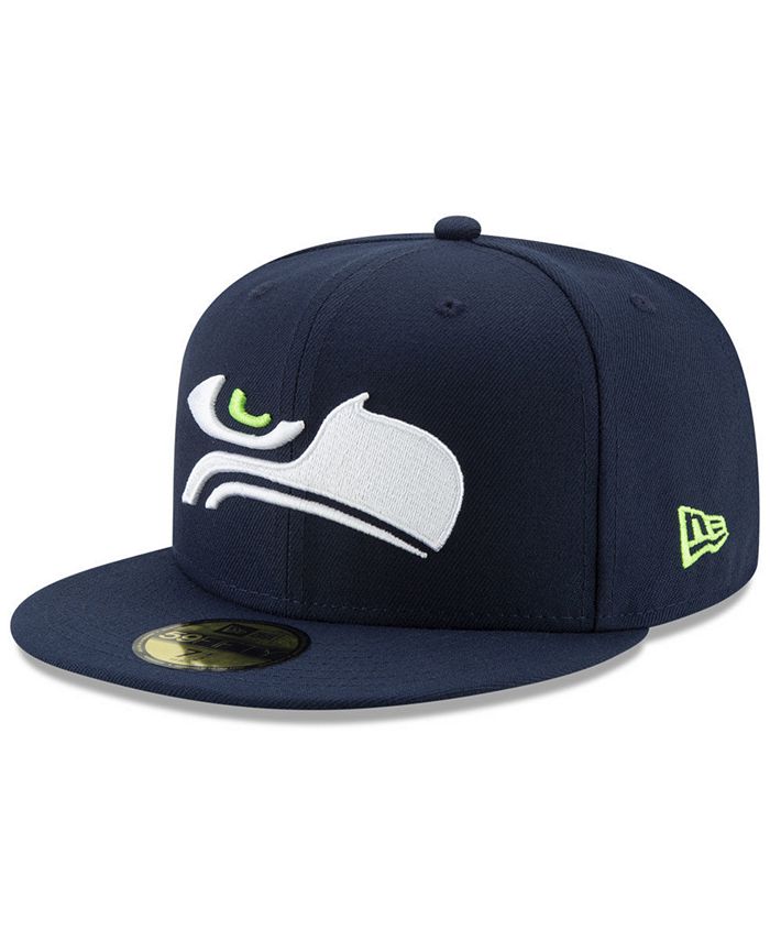 New Era Seattle Seahawks Logo Elements Collection 59FIFTY FITTED Cap ...