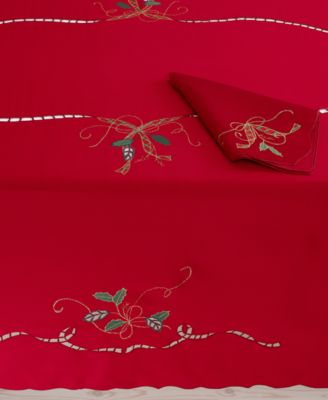 Lenox Table Linens, 90" Holiday Nouveau Cutwork Runner & Reviews ...