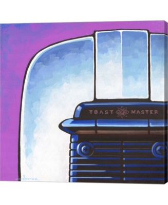 Galaxy Toaster Purp By Larry Hunter Canvas Art - Macy's