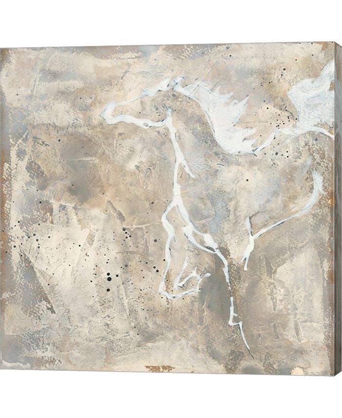 Metaverse White Horse Ii By Chris Paschke Canvas Art - Macy's