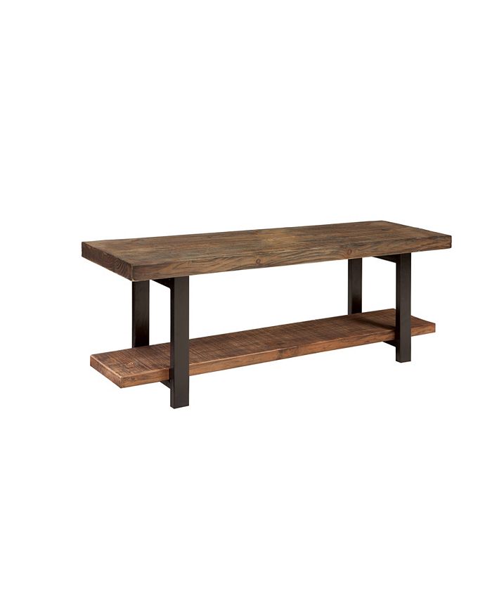 Alaterre Furniture Pomona Metal and Reclaimed Wood Bench - Macy's Alaterre Furniture Pomona Metal and Reclaimed Wood Bench - Macy's