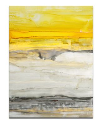 Ready2HangArt, 'Latest Sunset I' Abstract Canvas Wall Art, 30x20" - Macy's