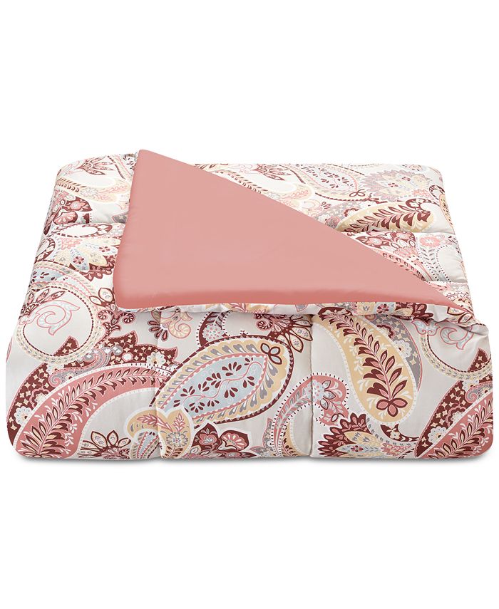 Sunham Meral Reversible 6-Pc. Twin Comforter Set - Macy's