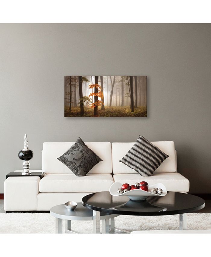 Artissimo Designs In November Light Metallic Printed Canvas - Macy's