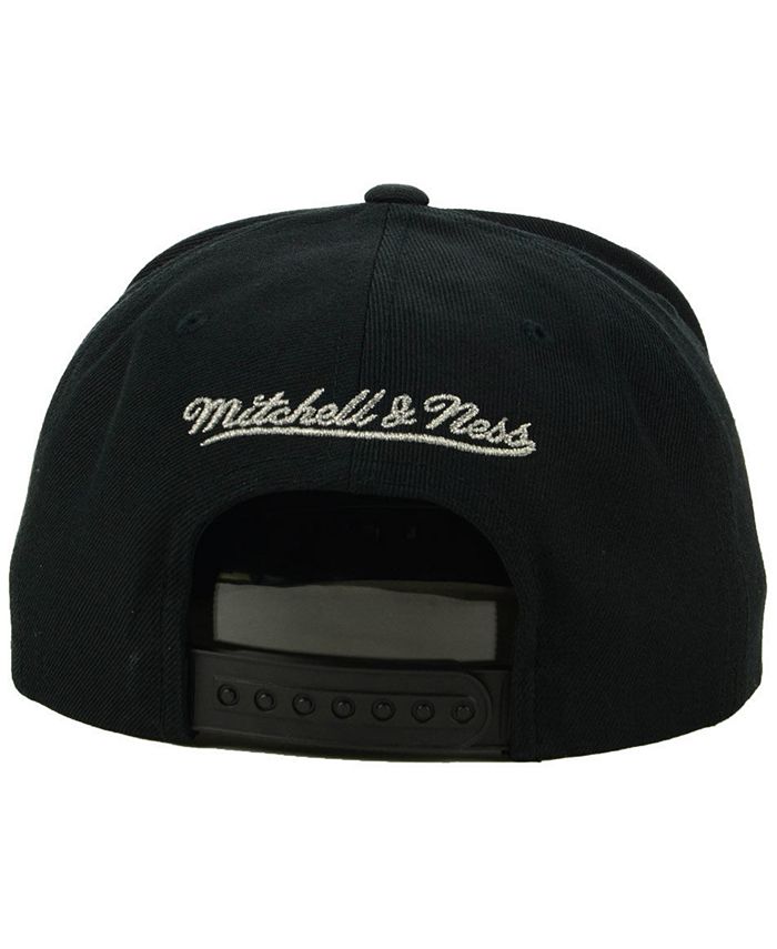 Mitchell & Ness Miami Heat Cropped Metallic Snapback Cap - Macy's