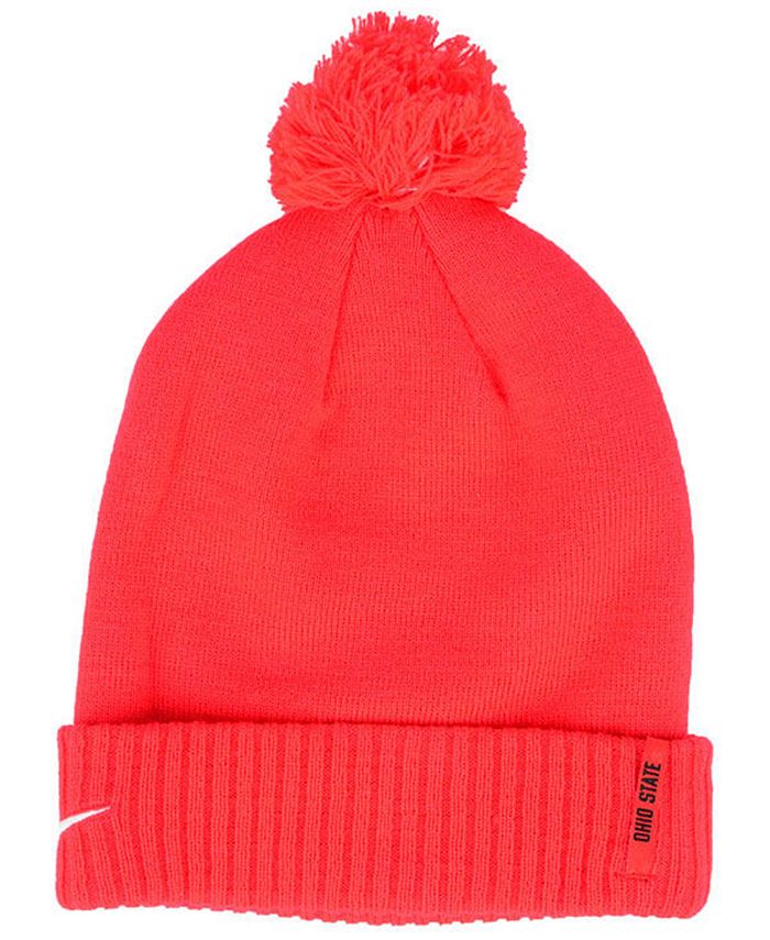 Nike Ohio State Buckeyes Beanie Sideline Pom - Macy's