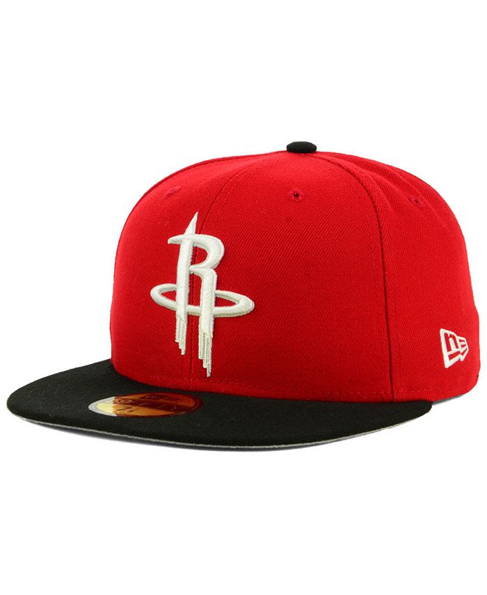 New Era Houston Rockets Basic 2 Tone 59FIFTY Fitted Cap - Macy's