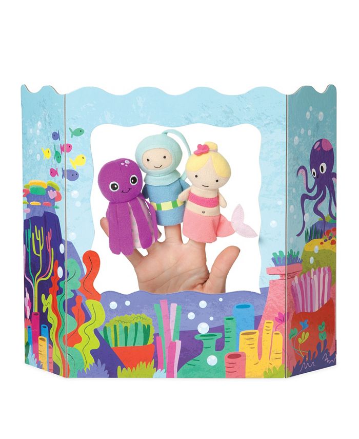 Manhattan Toy Company Manhattan Toy Ocean Adventures Finger Puppet Set ...
