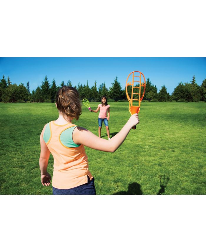Toysmith Chuck N' Catch Ball Racket Set - Macy's