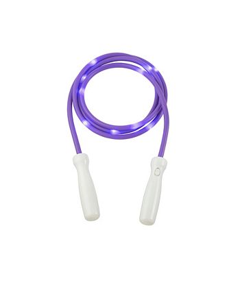 Toysmith Nightzone Flare Jump Rope Colors May Vary Green And Purple ...