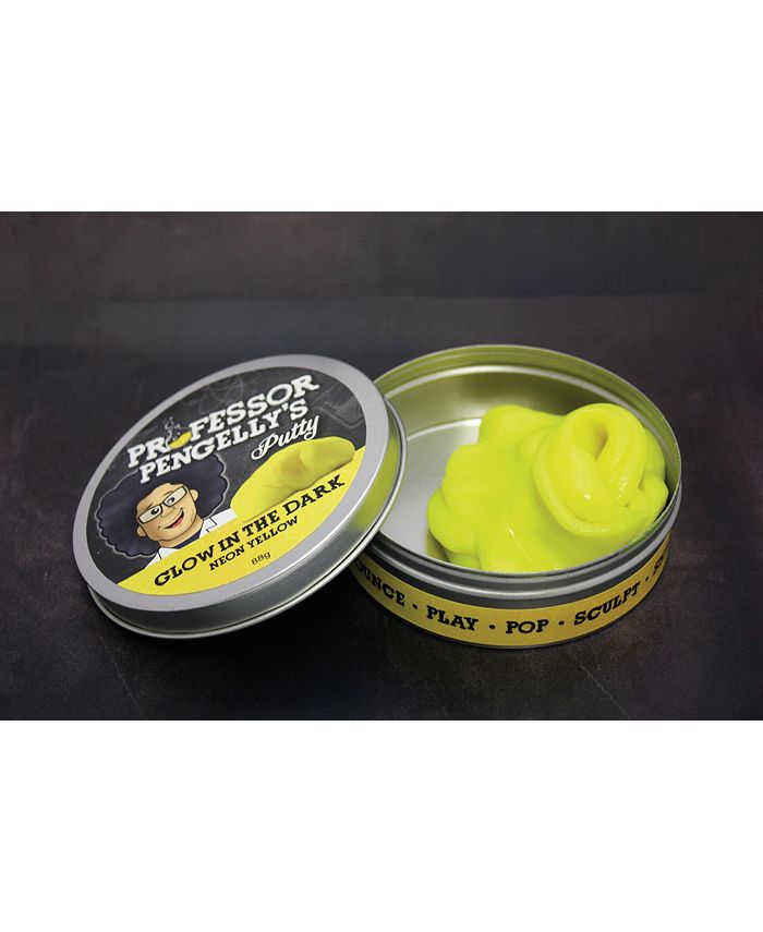 Toysmith Professor Pengellys Putty Glow In The Dark Neon Yellow Putty ...