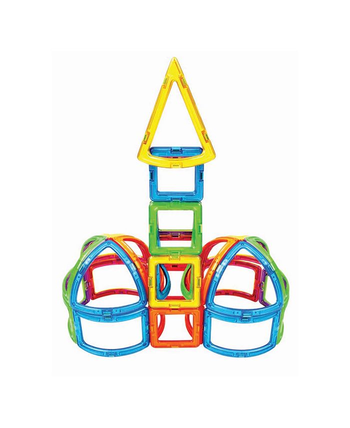 Magformers Curve 40 Piece Magnetic Construction Set - Macy's