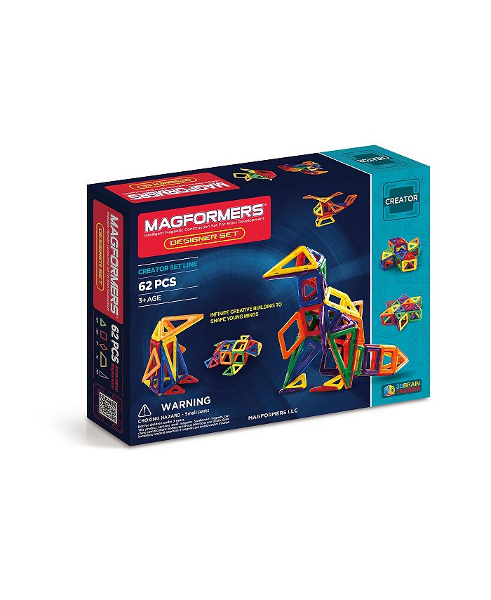 Magformers Designer Set- 62 Pieces - Macy's