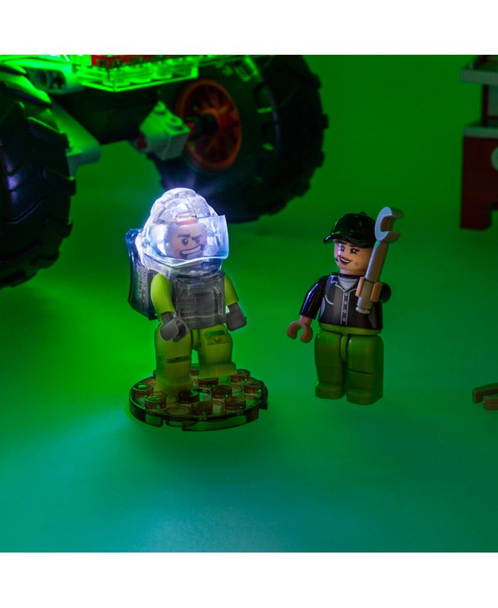 Laser Pegs Monster Rally Green Monster Offroad Truck 290 Piece ...