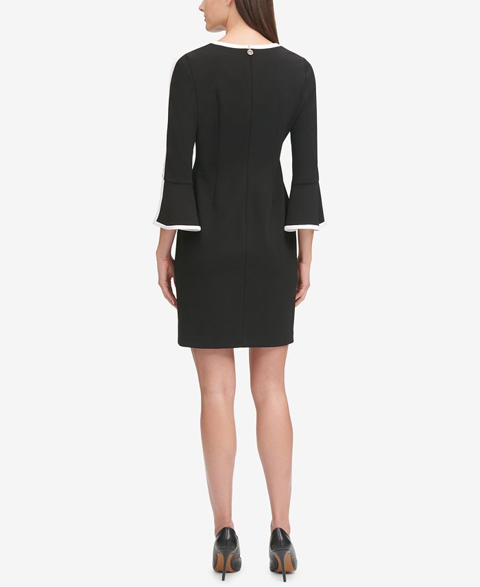 Tommy Hilfiger Colorblocked Crepe Sheath Dress Macys
