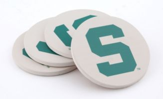 Thirstystone Michigan State University Coasters, Set of 4 - Macy's