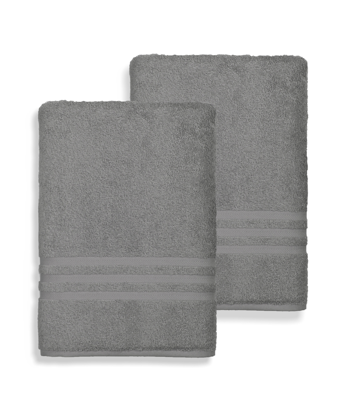 Click here for Linum Home Denzi 2-Pc. Bath Towel Set - Dark Grey prices