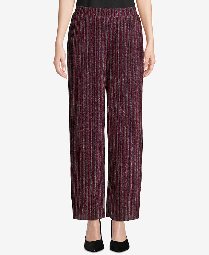 ECI Metallic Striped Pull-On Pants - Macy's