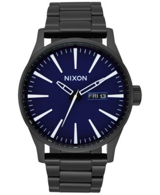 Nixon Men's Sentry Stainless Steel Bracelet Watch 42mm - Macy's