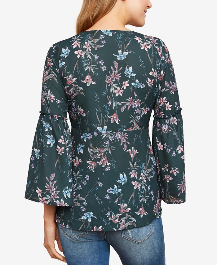Jessica Simpson Maternity Wrap Top - Macy's