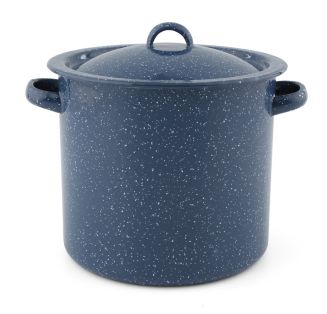 CLOSEOUT! Thirstystone Blue Speckle Stock Pot with Lid - Macy's