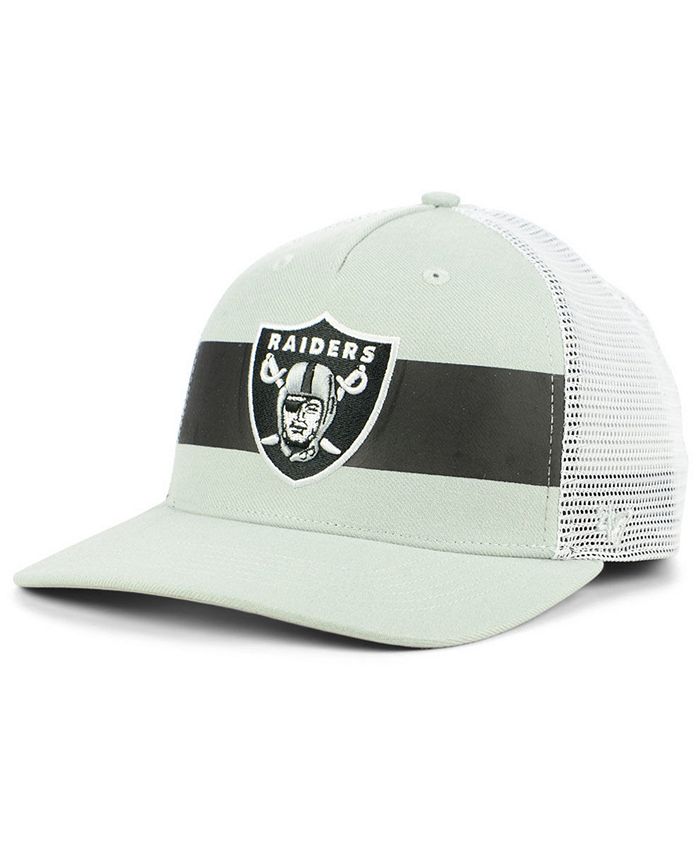 '47 Brand Oakland Raiders Team Stripe MVP Cap - Macy's