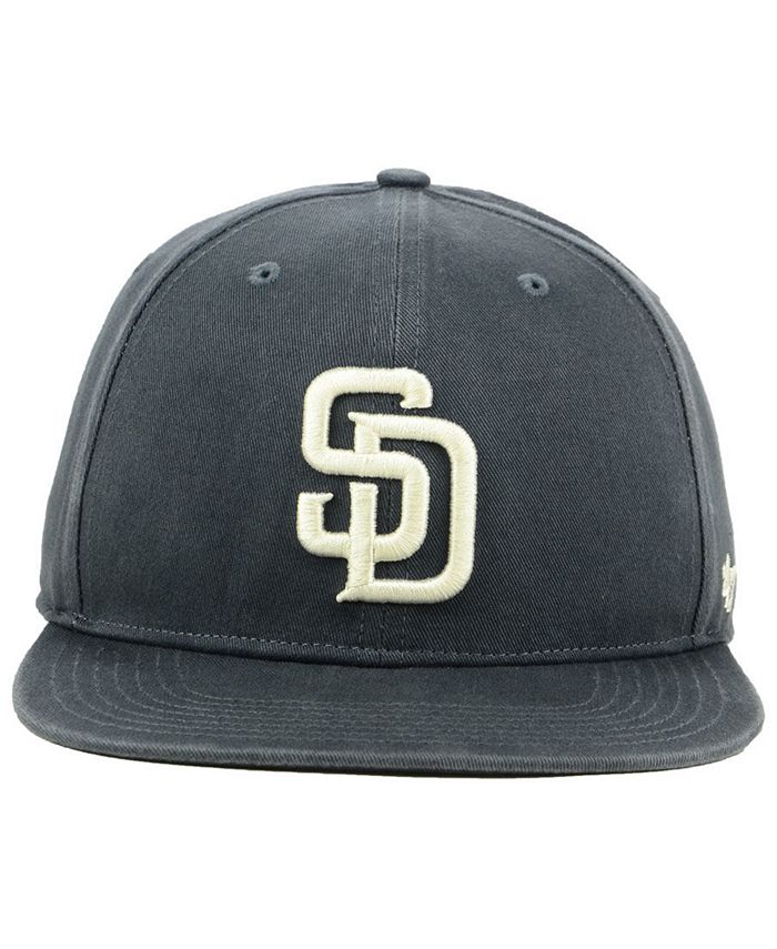 '47 Brand San Diego Padres Garment Washed Navy Snapback Cap - Macy's