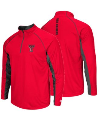 Colosseum Men's Texas Tech Red Raiders Rival Quarter-Zip Pullover - Macy's