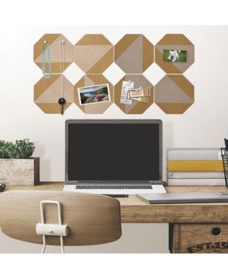 Cream And Taupe Octagon Cork Organizer Shapes - Macy's