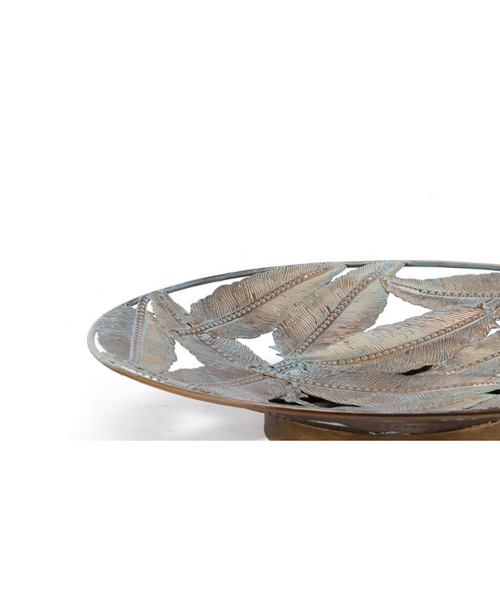 Zuo CLOSEOUT! Small Feather Plate - Macy's