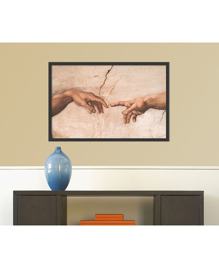 Amanti Art The Creation Of Adam Framed Art Print - Macy's