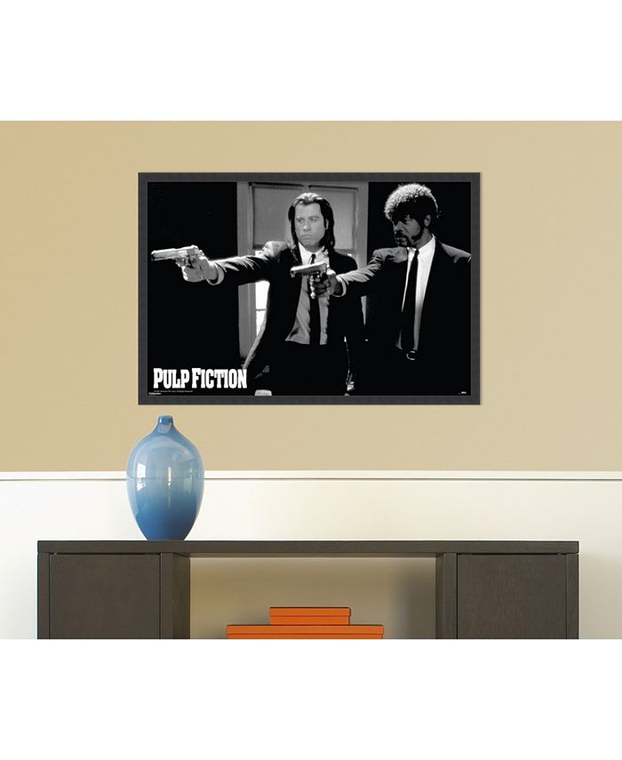 Amanti Art Pulp Fiction - Duo Guns- Framed Art Print - Macy's