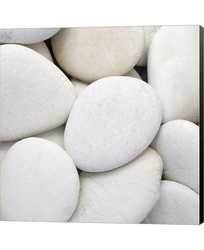 Metaverse White Pebbles by PhotoINC Studio Canvas Art - Macy's