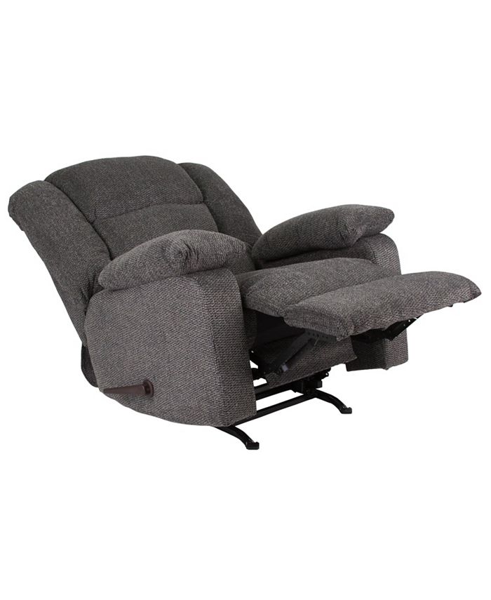 Flash Furniture Contemporary Super Soft Jesse Pepper Chenille Rocker ...